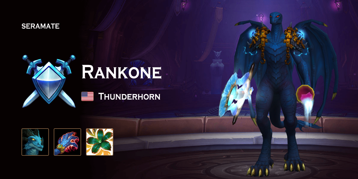 Rankone @ Thunderhorn (US) · Seramate · WoW PvP Leaderboards, Arena Activity, Character Profiles ...