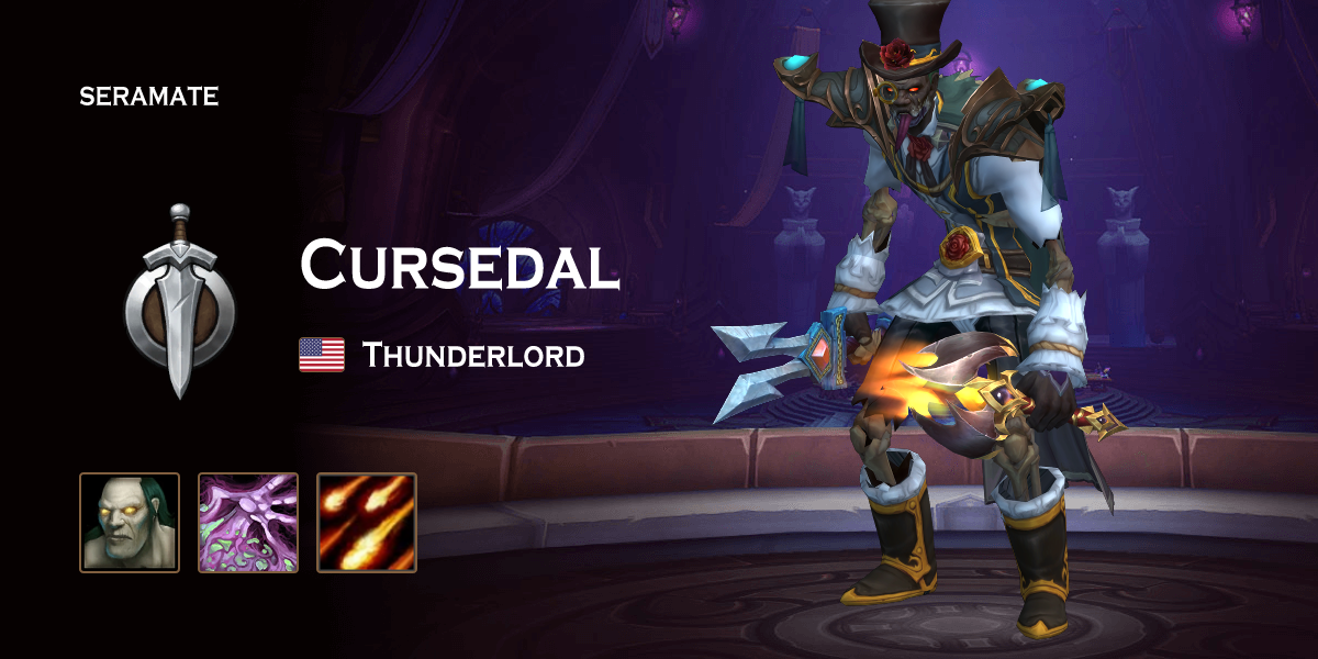 Cursedal @ Thunderlord (US) · Seramate · WoW PvP Leaderboards, Arena Activity, Character ...