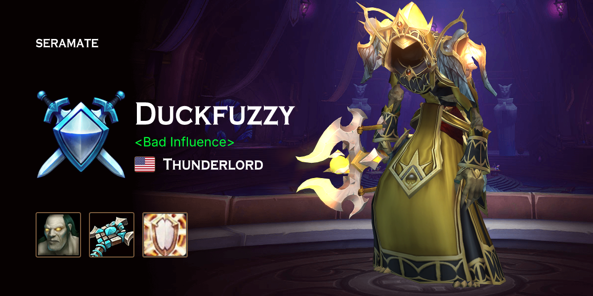 Duckfuzzy @ Thunderlord (US) · Seramate · WoW PvP Leaderboards, Arena ...