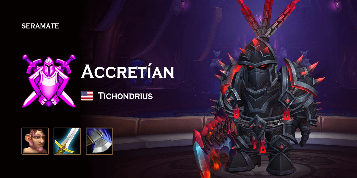 Accretían @ Tichondrius (US) · Seramate · WoW PvP Leaderboards, Arena ...