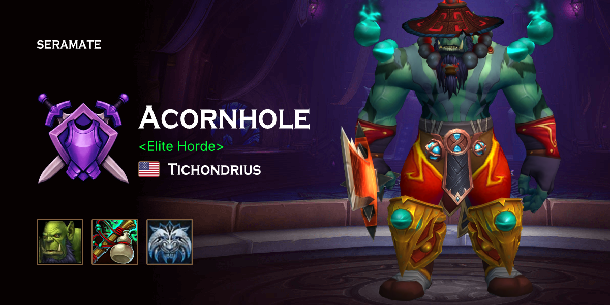 Acornhole @ Tichondrius (US) · Seramate · WoW PvP Leaderboards, Arena ...