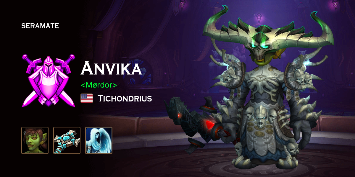 Anvika @ Tichondrius (US) · Seramate · WoW PvP Leaderboards, Arena ...