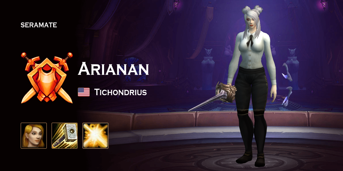 Arianan @ Tichondrius (US) · Seramate · WoW PvP Leaderboards, Arena ...