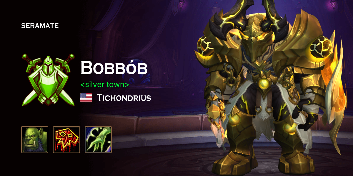 Bobbób @ Tichondrius (US) · Seramate · WoW PvP Leaderboards, Arena ...