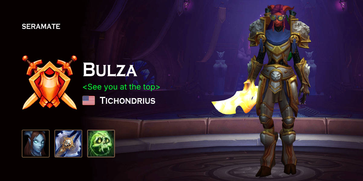 Bulza @ Tichondrius (US) · Seramate · WoW PvP Leaderboards, Arena ...