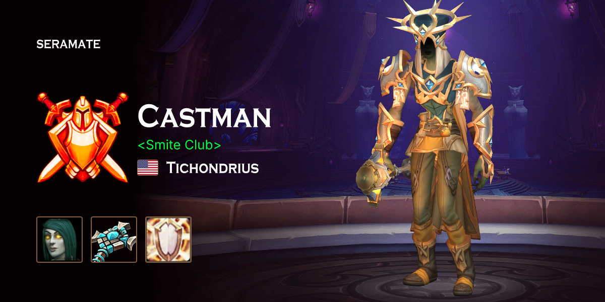 Castman @ Tichondrius (US) · Seramate · WoW PvP Leaderboards, Arena Activity, Character Profiles ...