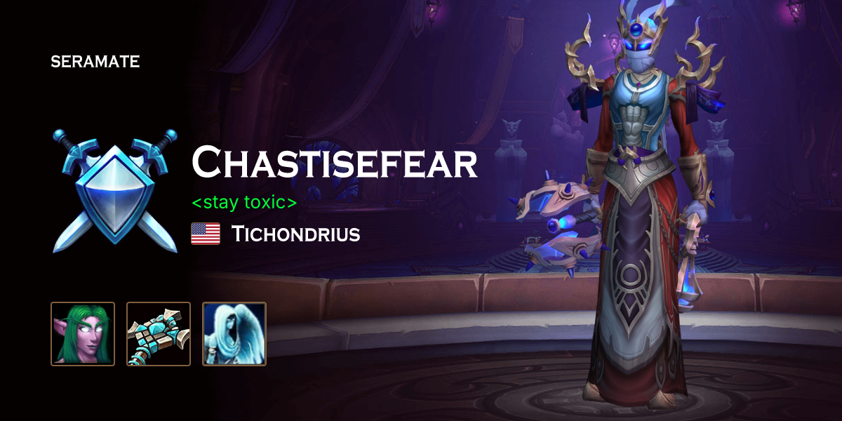 Chastisefear @ Tichondrius (US) · Seramate · WoW PvP Leaderboards, Arena Activity, Character ...