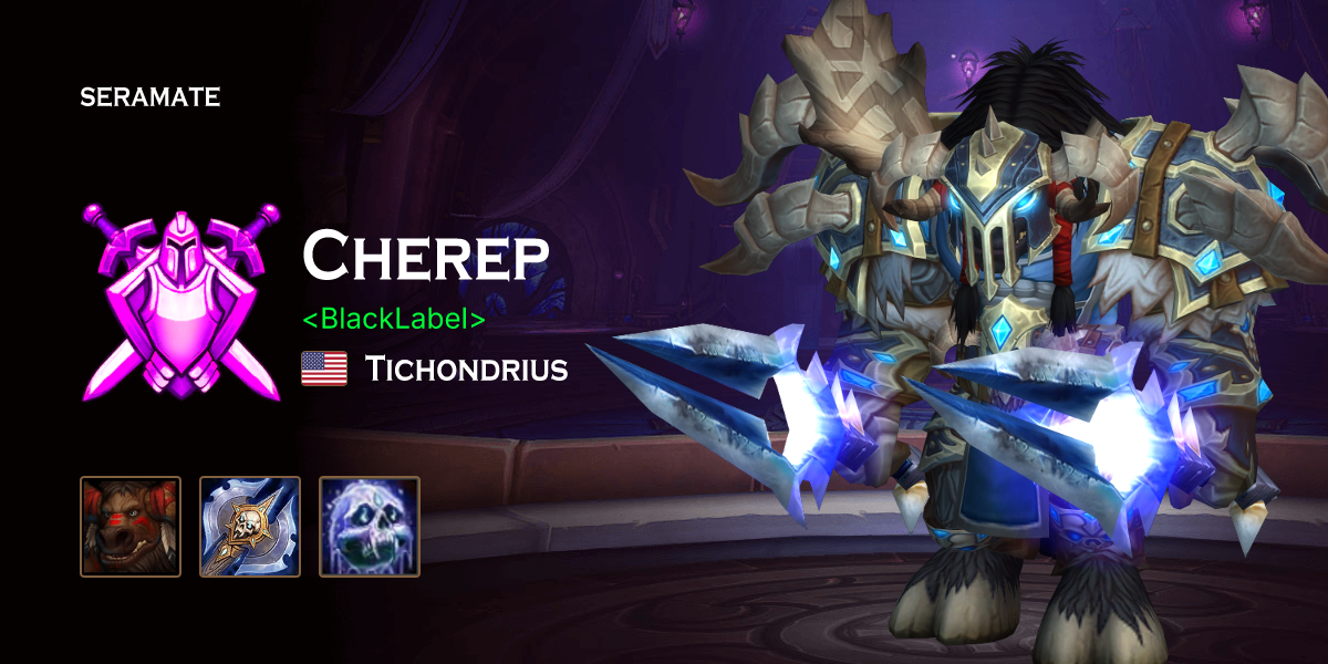 Cherep @ Tichondrius (US) · Seramate · WoW PvP Leaderboards, Arena Activity, Character Profiles ...