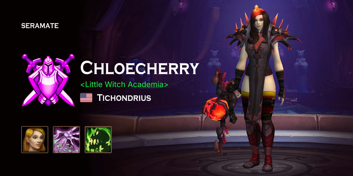 Chloecherry @ Tichondrius (US) · Seramate · WoW PvP Leaderboards, Arena ...