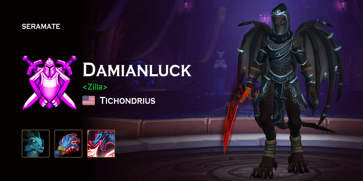 Damianluck @ Tichondrius (US) · Seramate · WoW PvP Leaderboards, Arena ...