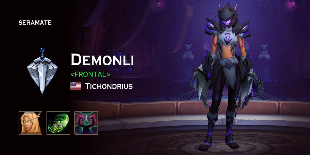 Demonli @ Tichondrius (US) · Seramate · WoW PvP Leaderboards, Arena ...