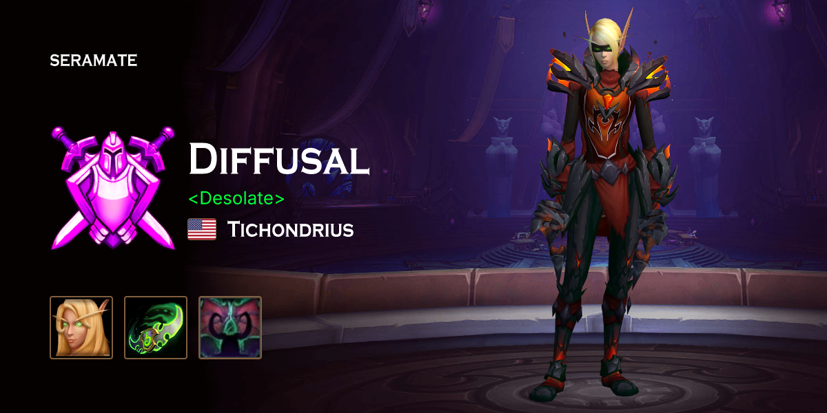 Diffusal @ Tichondrius (US) · Seramate · WoW PvP Leaderboards, Arena ...