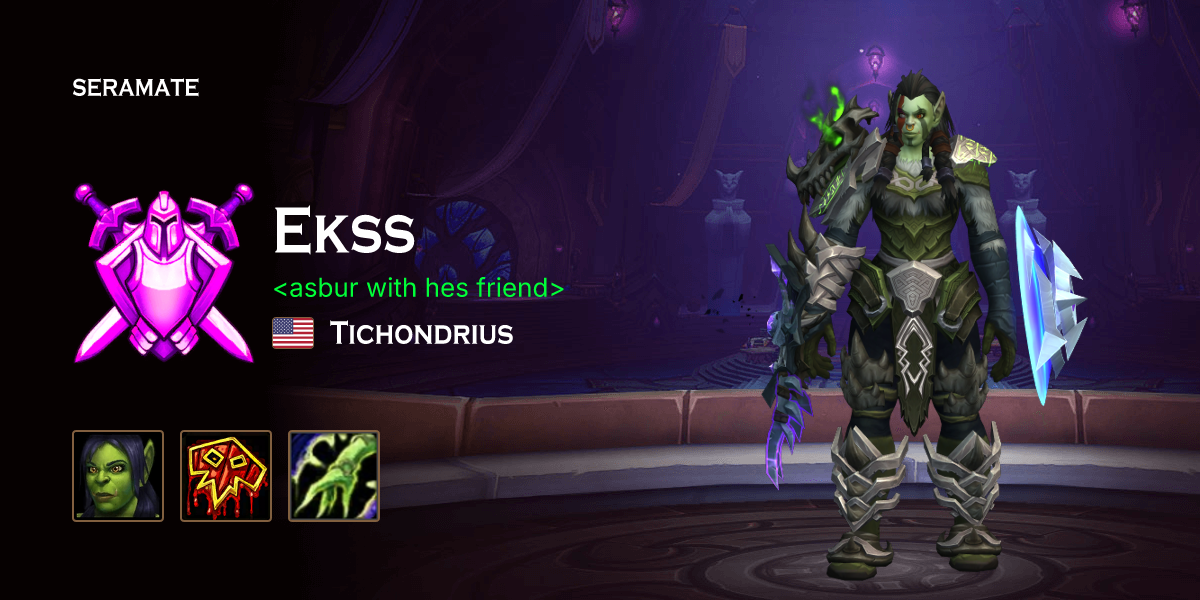 Ekss @ Tichondrius (US) · Seramate · WoW PvP Leaderboards, Arena ...