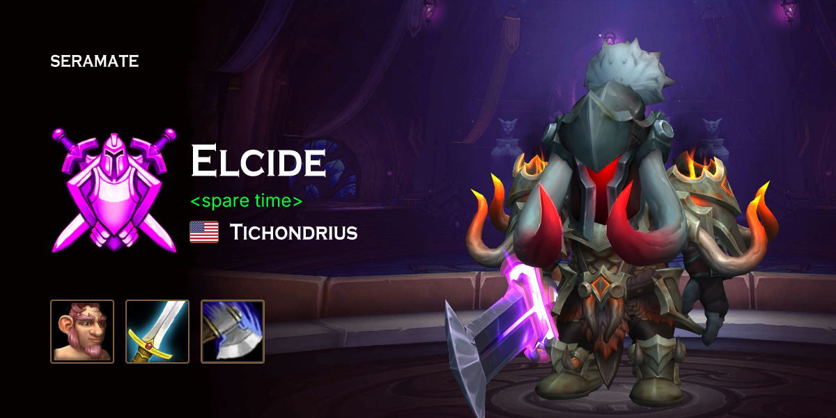 Elcide @ Tichondrius (US) · Seramate · WoW PvP Leaderboards, Arena ...
