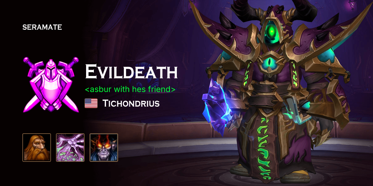 Evildeath @ Tichondrius (US) · Seramate · WoW PvP Leaderboards, Arena ...