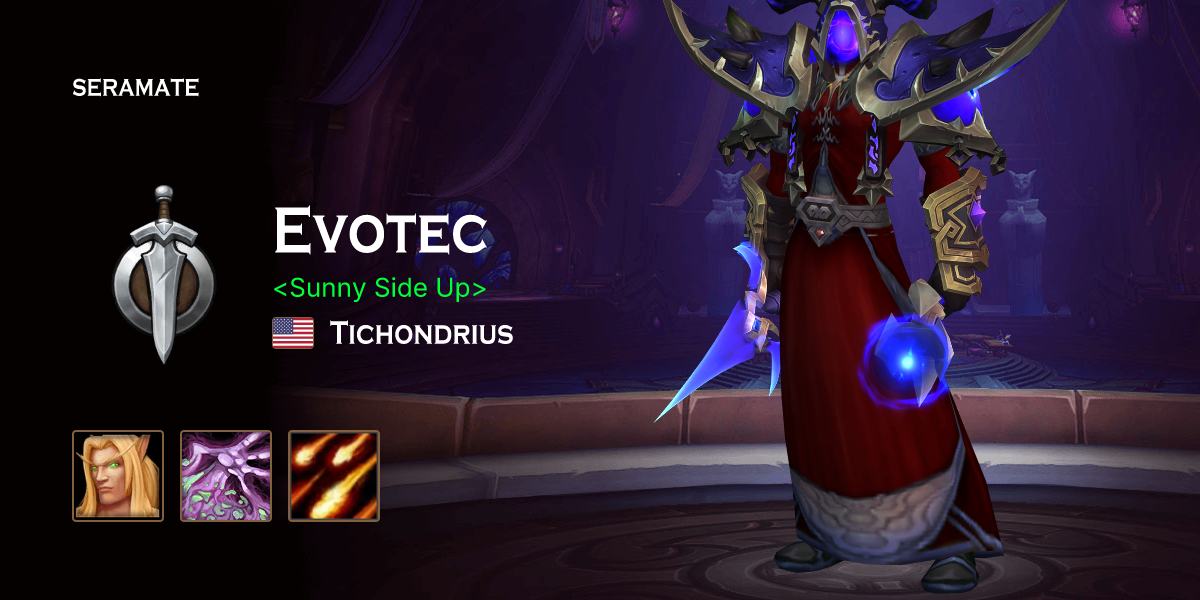 Evotec @ Tichondrius (US) · Seramate · WoW PvP Leaderboards, Arena Activity, Character Profiles ...