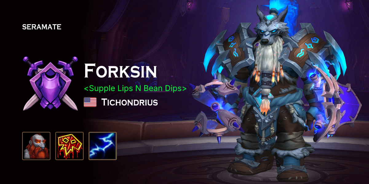 Forksin @ Tichondrius (US) · Seramate · WoW PvP Leaderboards, Arena ...