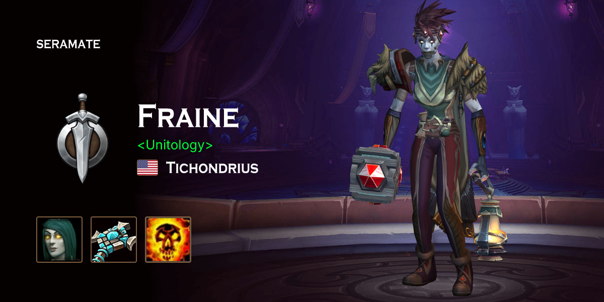 Fraine @ Tichondrius (US) · Seramate · WoW PvP Leaderboards, Arena ...
