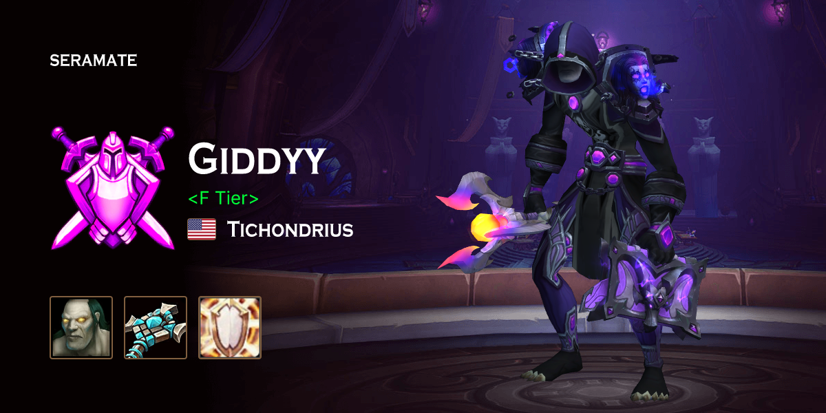 Giddyy @ Tichondrius (US) · Seramate · WoW PvP Leaderboards, Arena ...