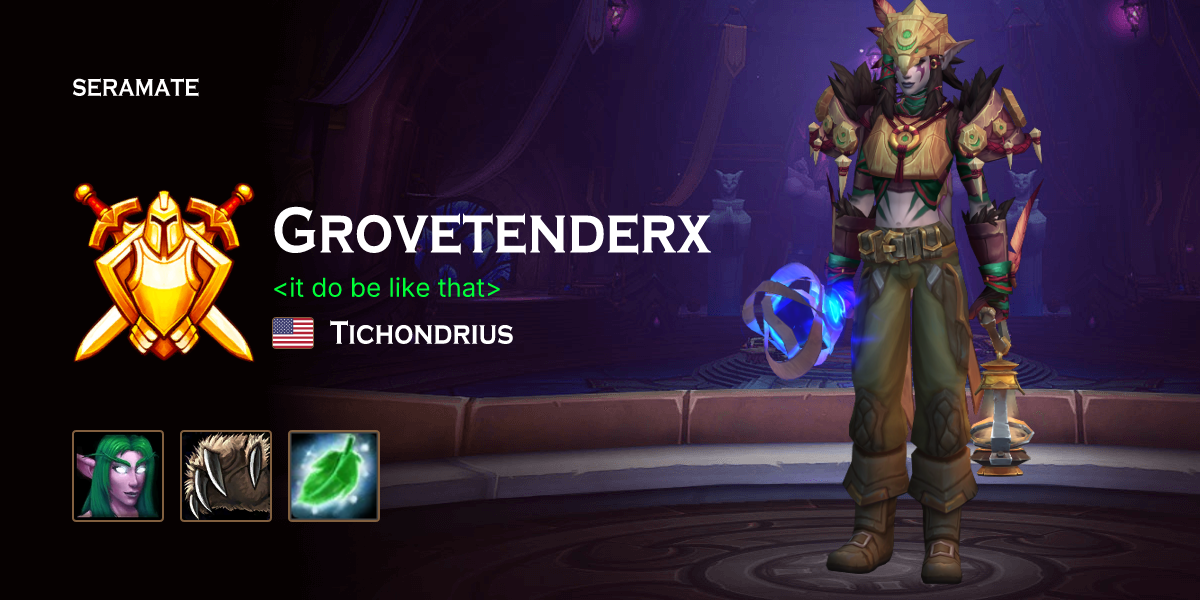 Grovetenderx @ Tichondrius (US) · Seramate · WoW PvP Leaderboards ...