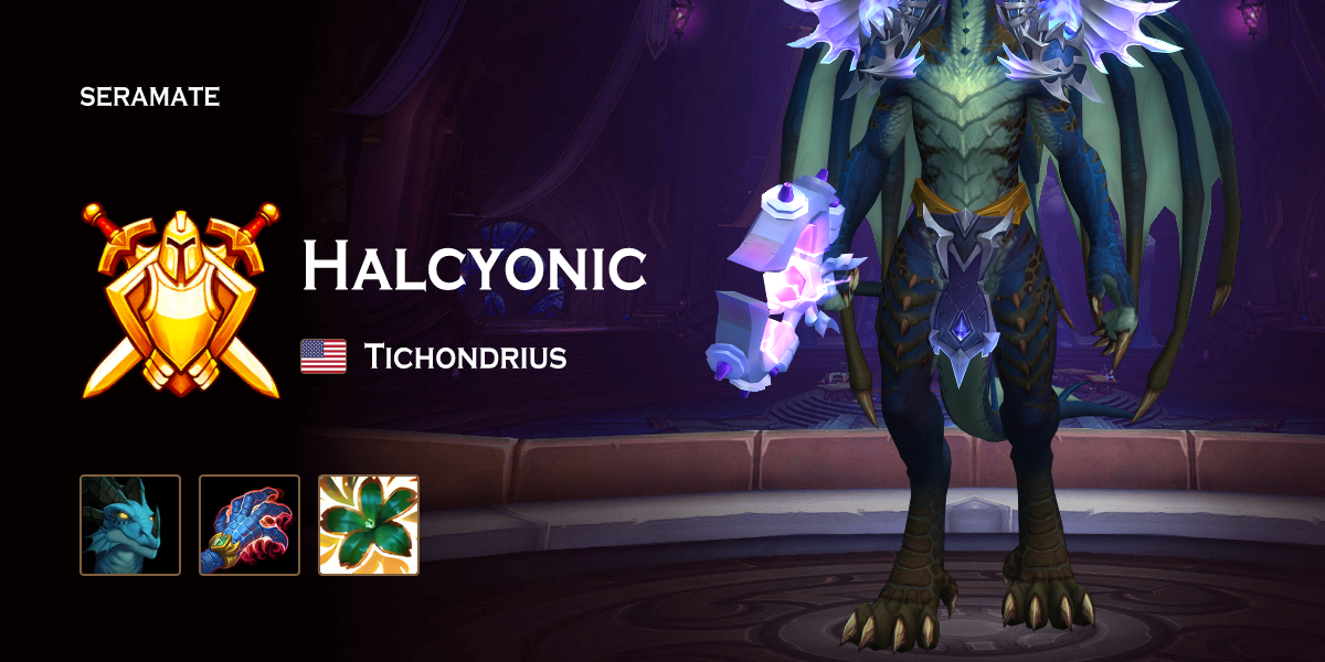 Halcyonic @ Tichondrius (US) · Seramate · WoW PvP Leaderboards, Arena Activity, Character ...