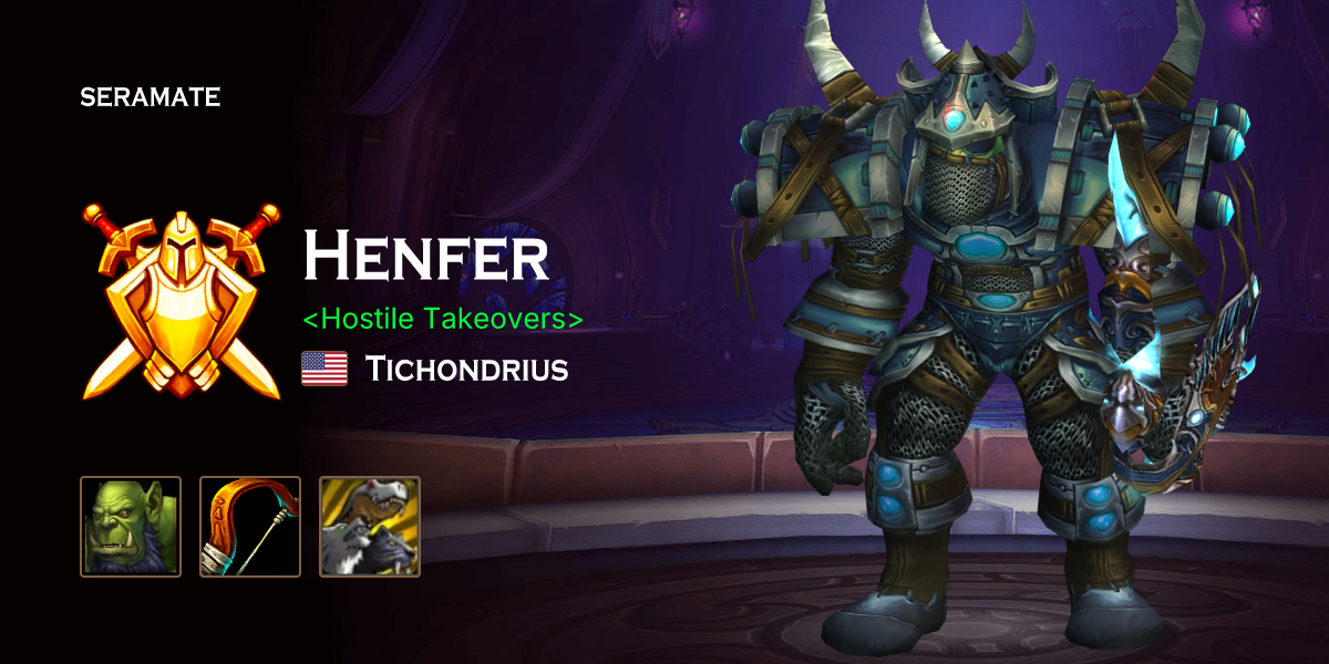 Henfer @ Tichondrius (US) · Seramate · WoW PvP Leaderboards, Arena ...