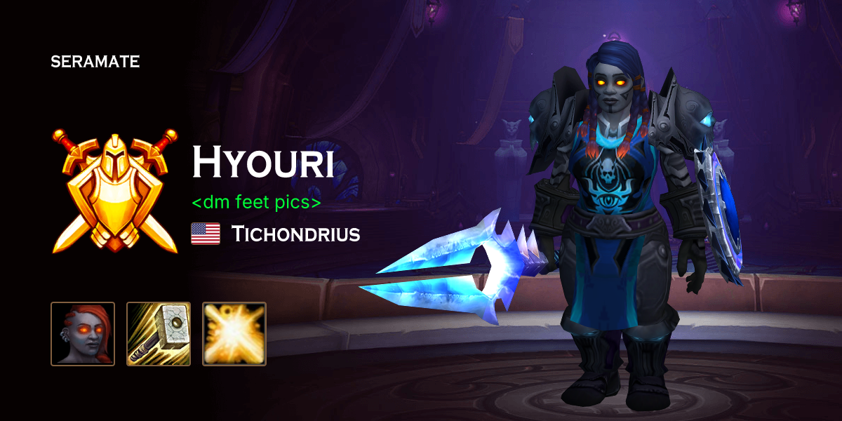 Hyouri @ Tichondrius (US) · Seramate · WoW PvP Leaderboards, Arena ...