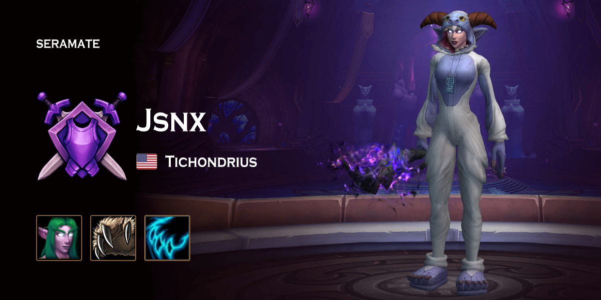 Jsnx @ Tichondrius (US) · Seramate · WoW PvP Leaderboards, Arena ...