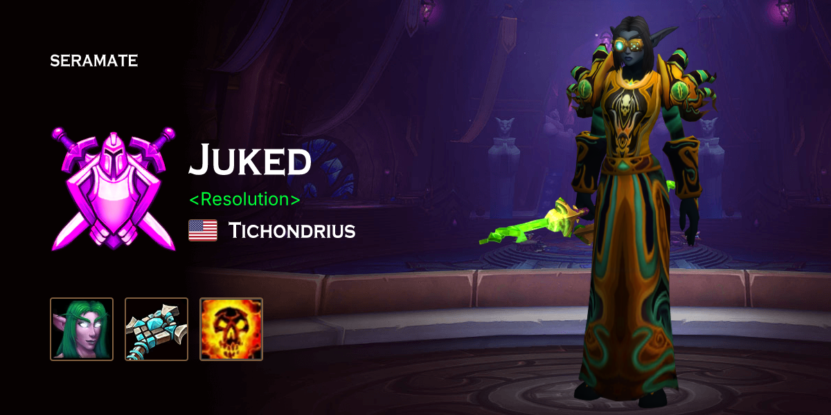 Juked @ Tichondrius (US) · Seramate · WoW PvP Leaderboards, Arena ...