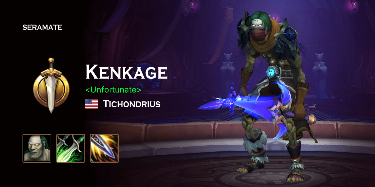 Kenkage @ Tichondrius (US) · Seramate · WoW PvP Leaderboards, Arena ...