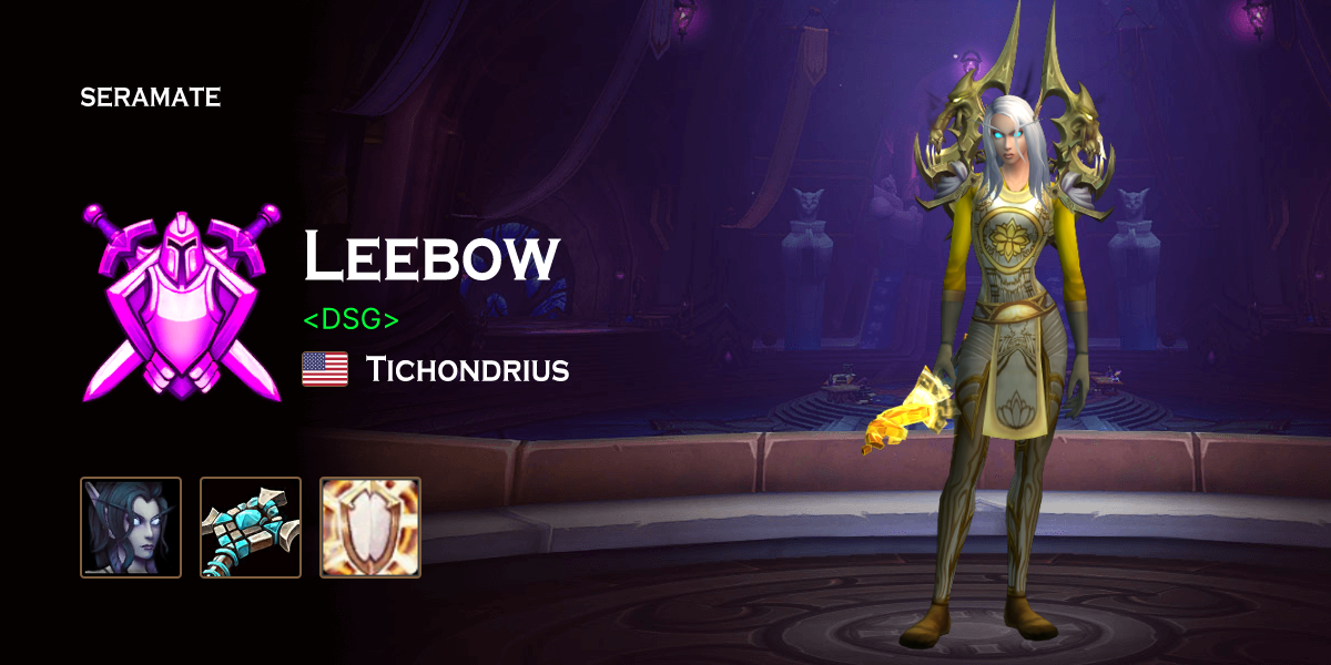 Leebow @ Tichondrius (US) · Seramate · WoW PvP Leaderboards, Arena ...