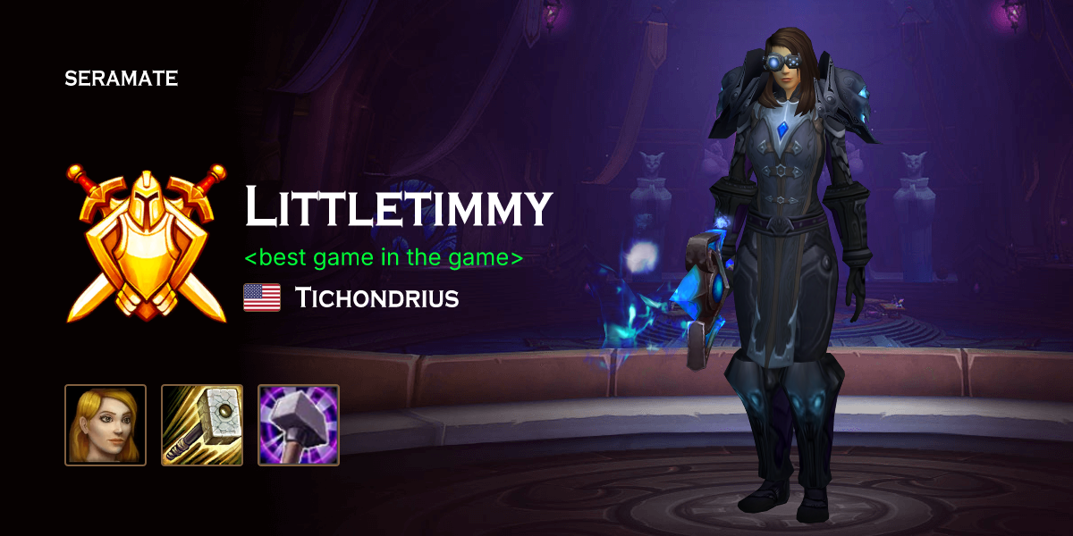 Littletimmy @ Tichondrius (US) · Seramate · WoW PvP Leaderboards, Arena ...