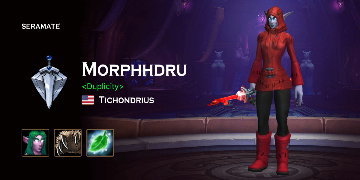 Morphhdru @ Tichondrius (US) · Seramate · WoW PvP Leaderboards, Arena Activity, Character ...