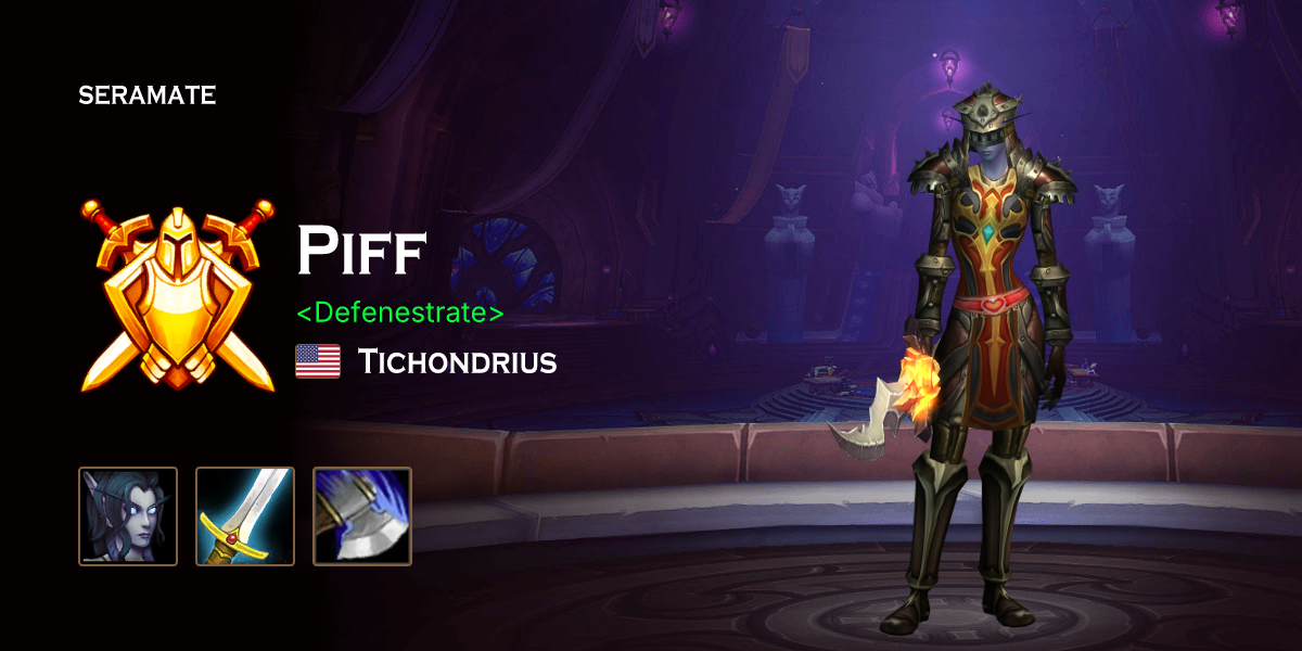 Piff @ Tichondrius (US) · Seramate · WoW PvP Leaderboards, Arena Activity, Character Profiles ...