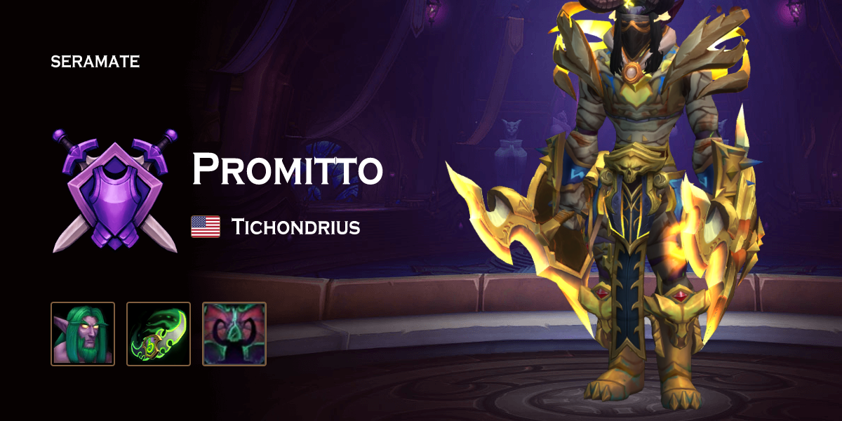 Promitto @ Tichondrius (US) · Seramate · WoW PvP Leaderboards, Arena ...