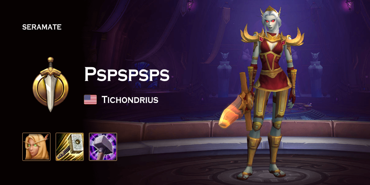 Pspspsps @ Tichondrius (US) · Seramate · WoW PvP Leaderboards, Arena ...