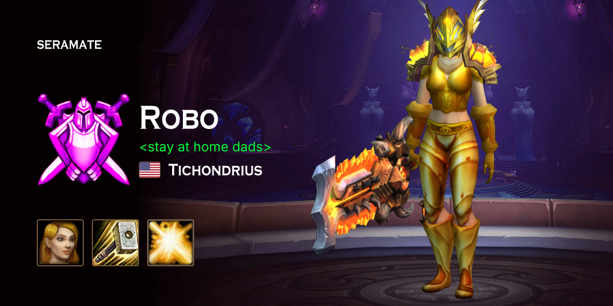 Robo @ Tichondrius (US) · Seramate · WoW PvP Leaderboards, Arena Activity, Character Profiles ...