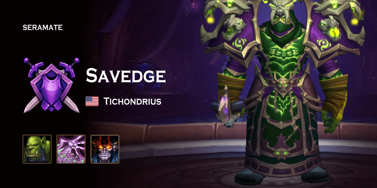 Savedge @ Tichondrius (US) · Seramate · WoW PvP Leaderboards, Arena ...