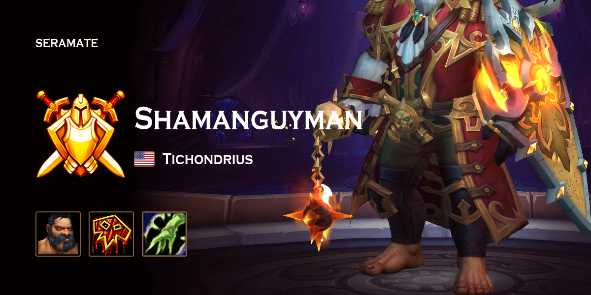 Shamanguyman @ Tichondrius (US) · Seramate · WoW PvP Leaderboards ...