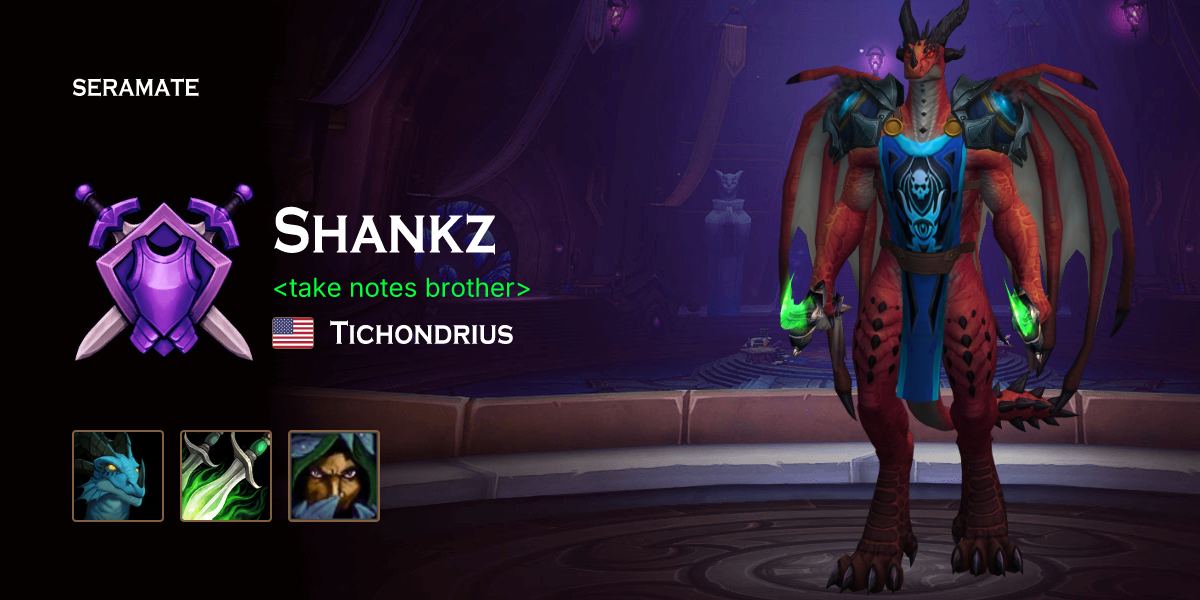 Shankz @ Tichondrius (US) · Seramate · WoW PvP Leaderboards, Arena ...