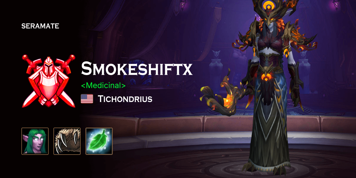 Smokeshiftx @ Tichondrius (US) · Seramate · WoW PvP Leaderboards, Arena ...
