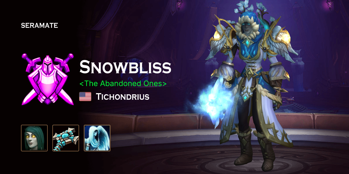 Snowbliss @ Tichondrius (US) · Seramate · WoW PvP Leaderboards, Arena ...