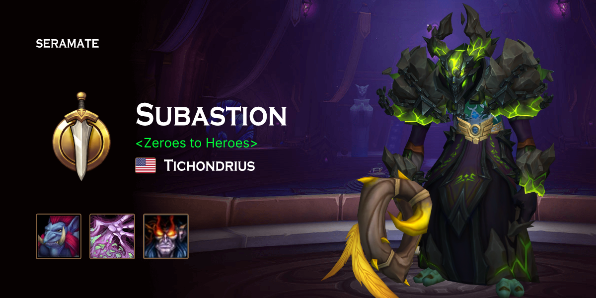 Subastion @ Tichondrius (US) · Seramate · WoW PvP Leaderboards, Arena ...