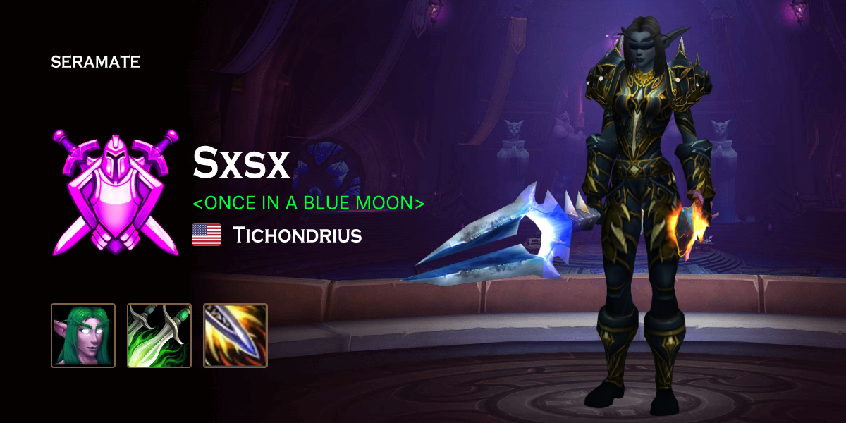 Sxsx @ Tichondrius (US) · Seramate · WoW PvP Leaderboards, Arena ...