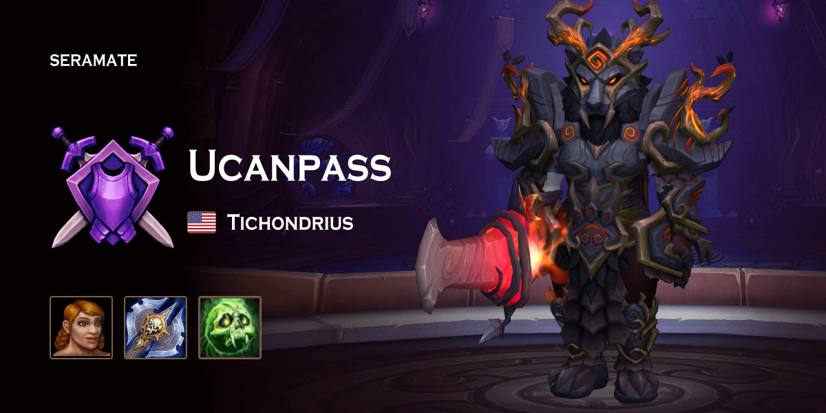 Ucanpass @ Tichondrius (US) · Seramate · WoW PvP Leaderboards, Arena Activity, Character ...