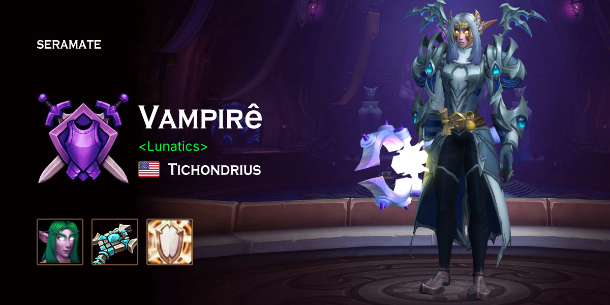 Vampirê @ Tichondrius (US) · Seramate · WoW PvP Leaderboards, Arena ...