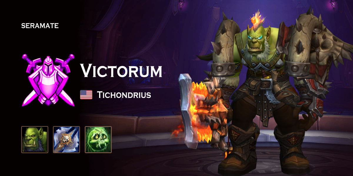 Victorum @ Tichondrius (US) · Seramate · WoW PvP Leaderboards, Arena ...