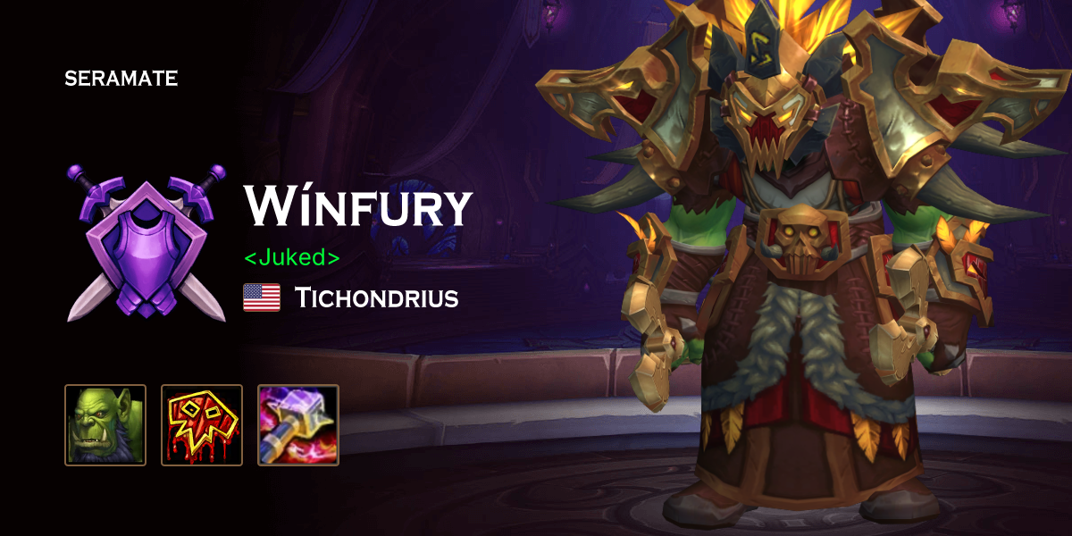 Wínfury @ Tichondrius (US) · Seramate · WoW PvP Leaderboards, Arena ...