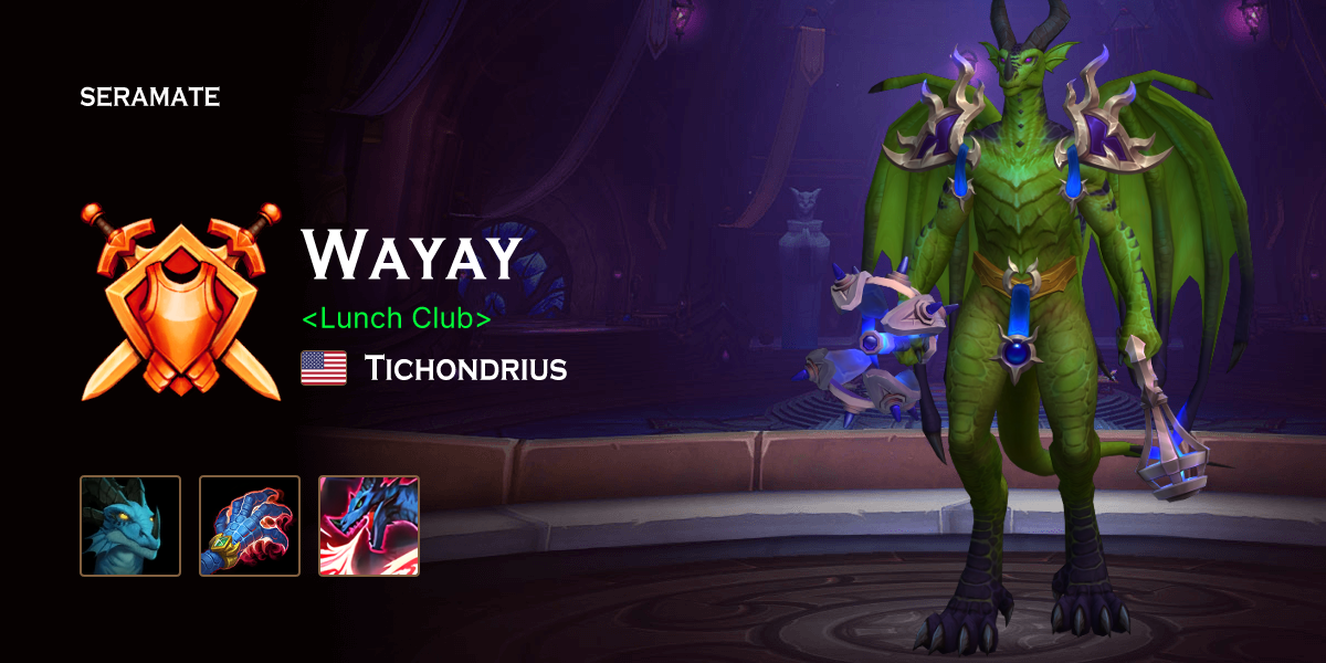 Wayay @ Tichondrius (US) · Seramate · WoW PvP Leaderboards, Arena ...