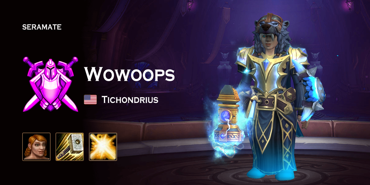 Wowoops @ Tichondrius (US) · Seramate · WoW PvP Leaderboards, Arena ...
